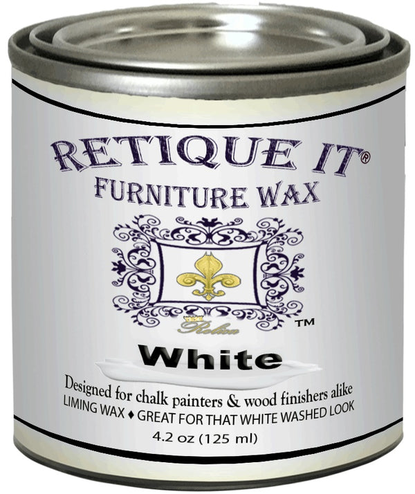 Retique It Furniture Wax 4oz - White Wax